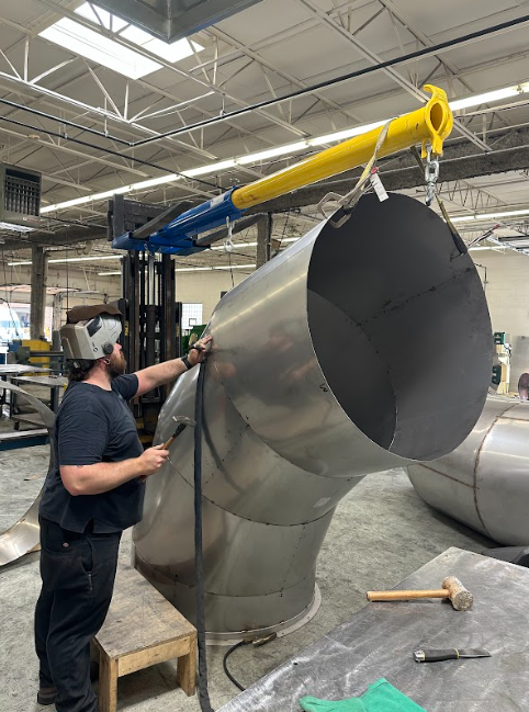 Welded Stainless Duct - Madon Sheet Metal